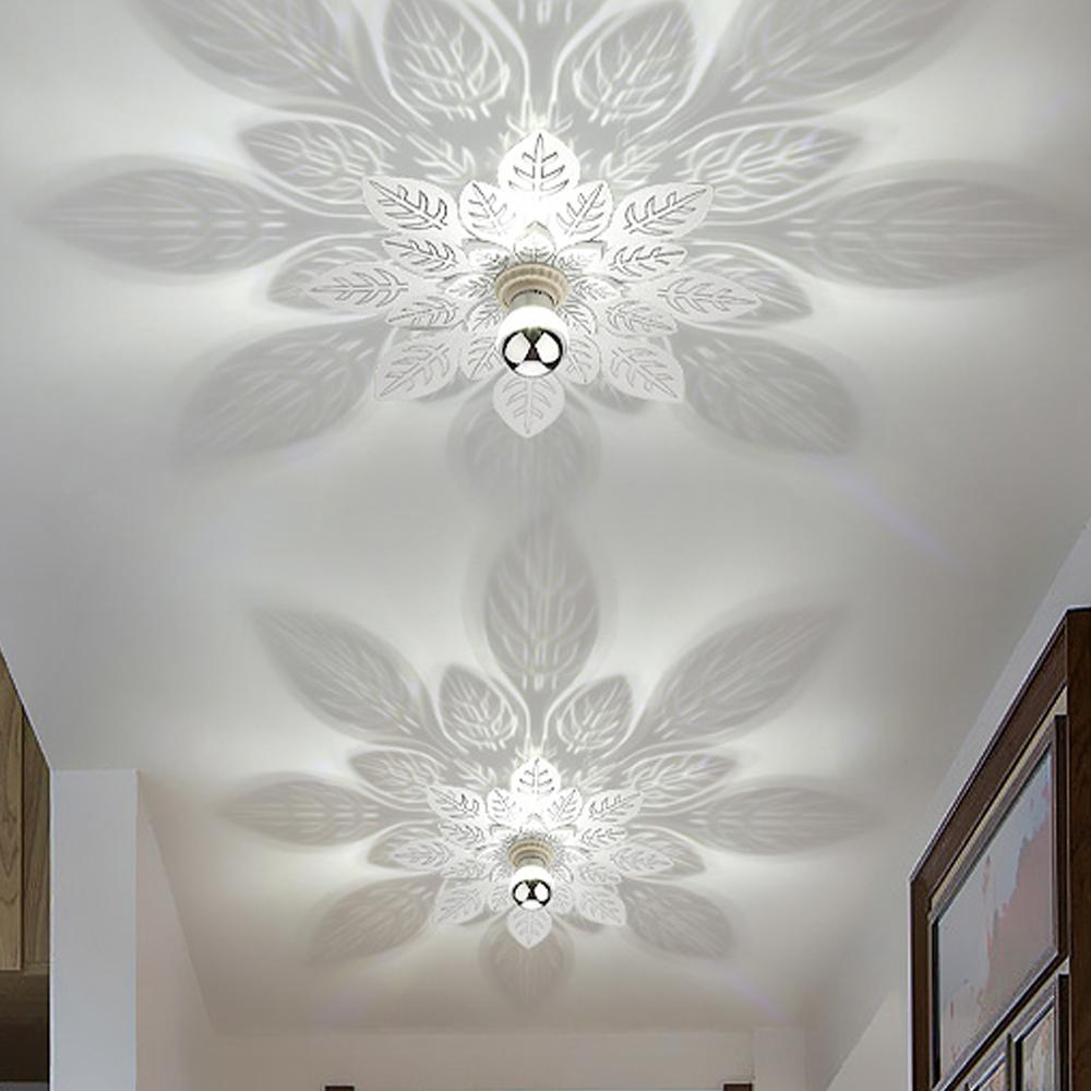 SUPER JMC Leaf-Designed Semi-Flush Ceiling Light - JMC